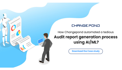 Audit report generation process using AI/ML